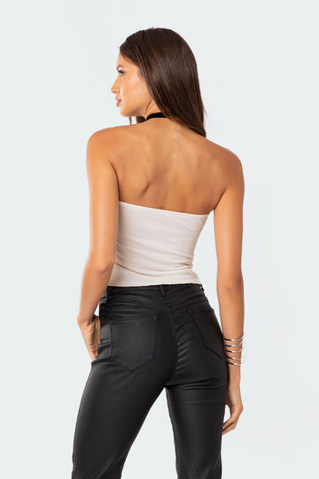 Twisted Split Front Tube Top – edikted