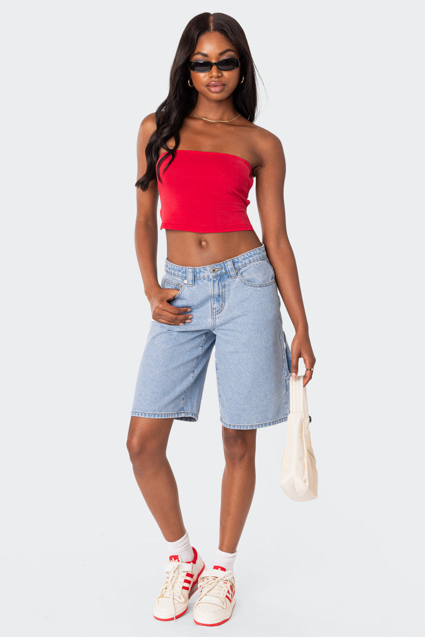 Tao Open Back Tube Top – edikted