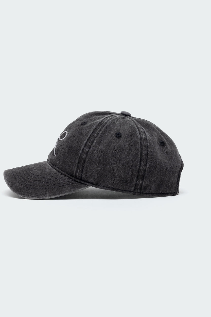 Embroidered Bow Washed Baseball Cap – edikted