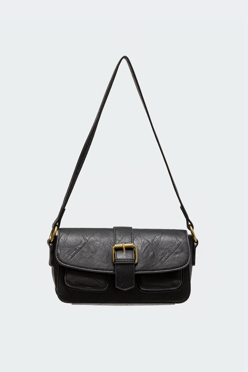 Faux Leather Buckle Bag – edikted