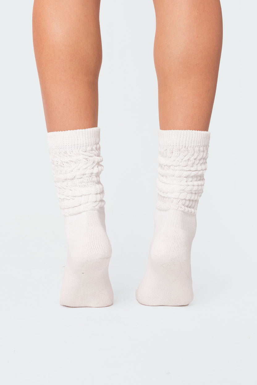 Slouchy Scrunch Socks – edikted