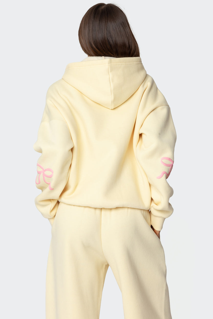 Bonney Bow Detail Hoodie – edikted
