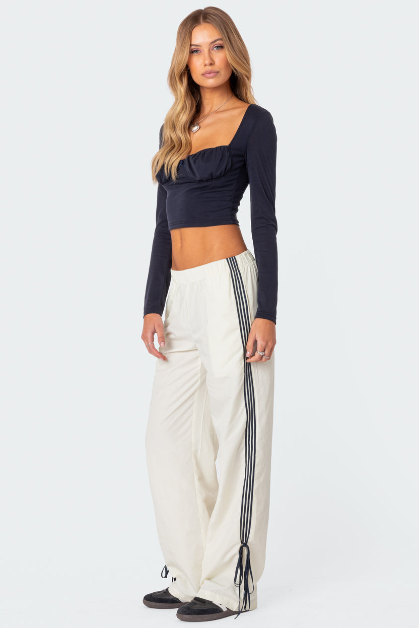 Remy Ribbon Track Pants – edikted