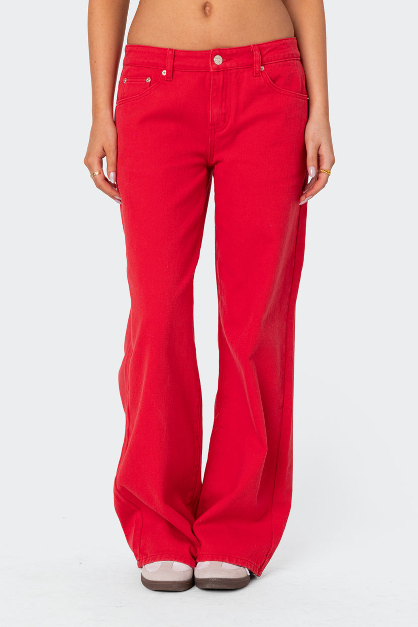 Roman Low Rise Baggy Jeans – edikted