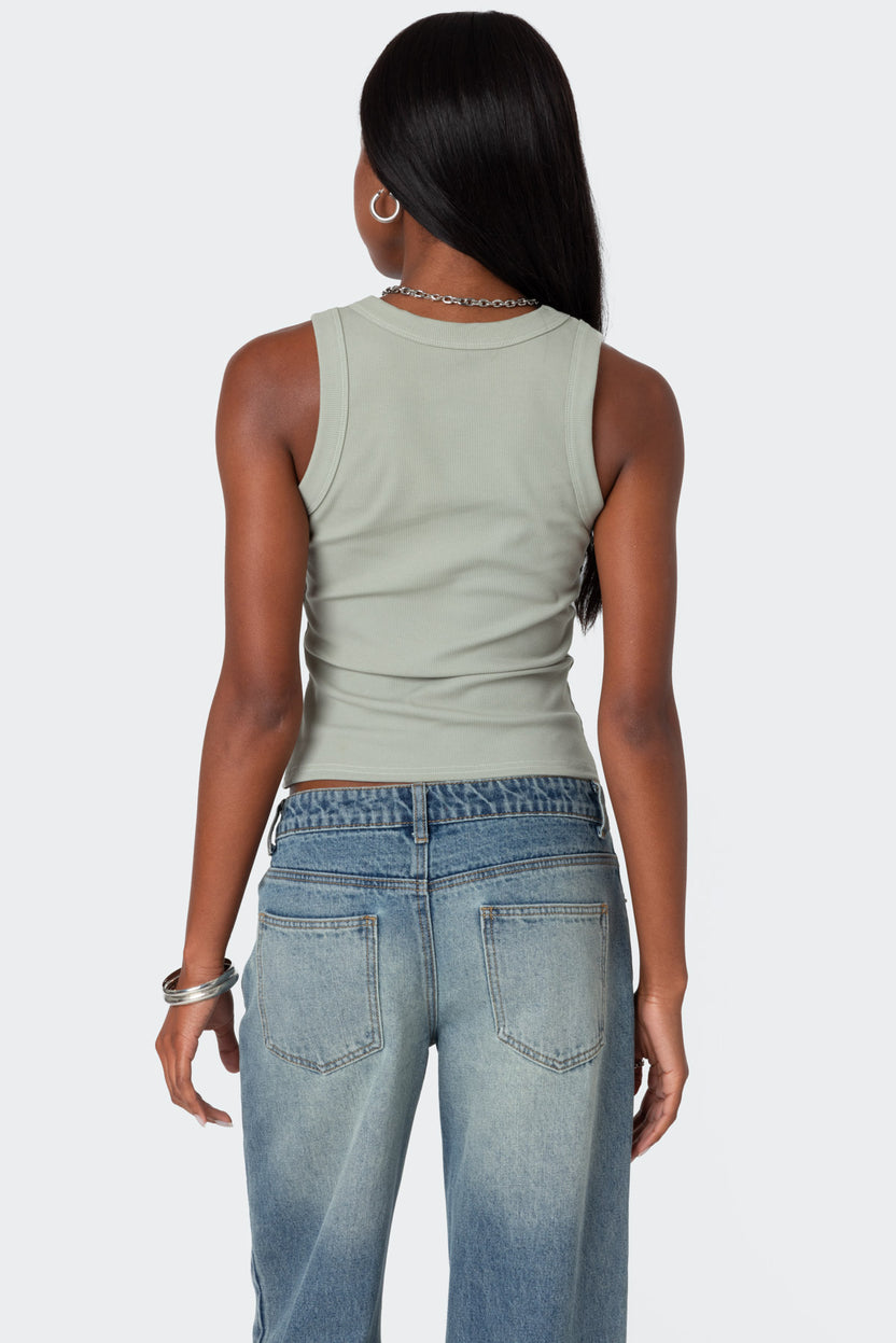 Standard Ribbed Tank Top – edikted