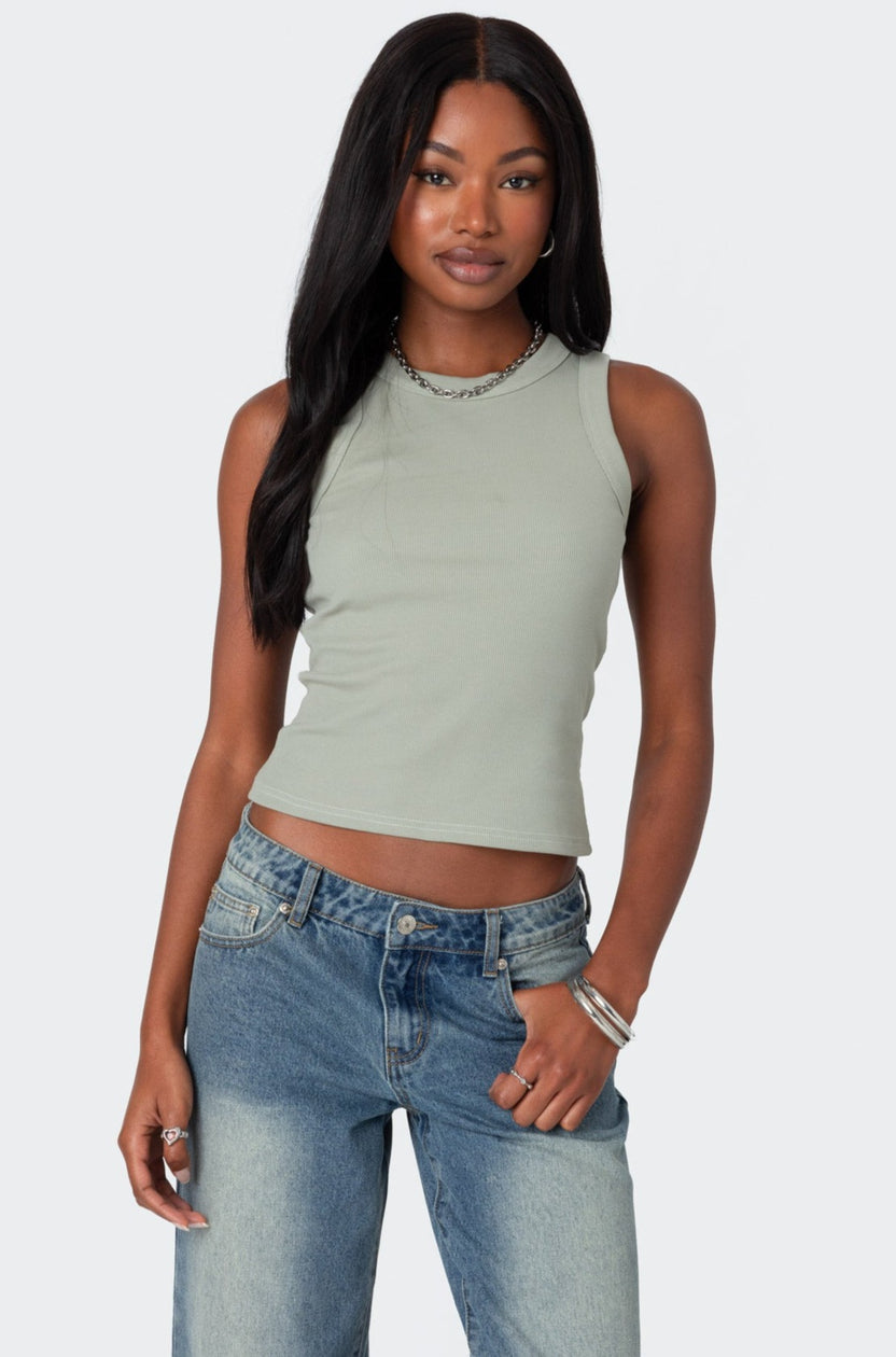 Standard Ribbed Tank Top – edikted