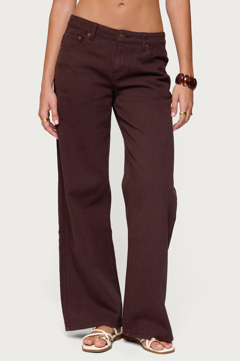 Roman Low Rise Baggy Jeans – edikted