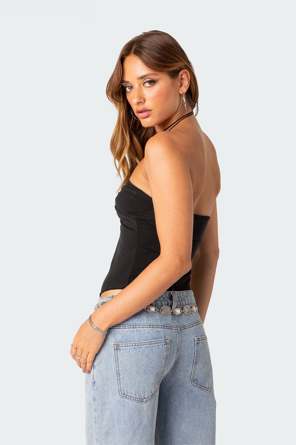 Twisted Split Front Tube Top – edikted