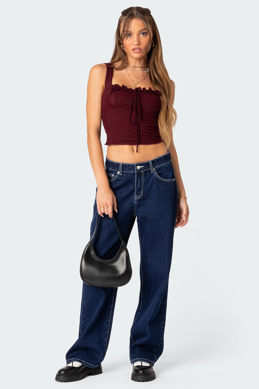 Aurelia Bustier Mesh Top – edikted