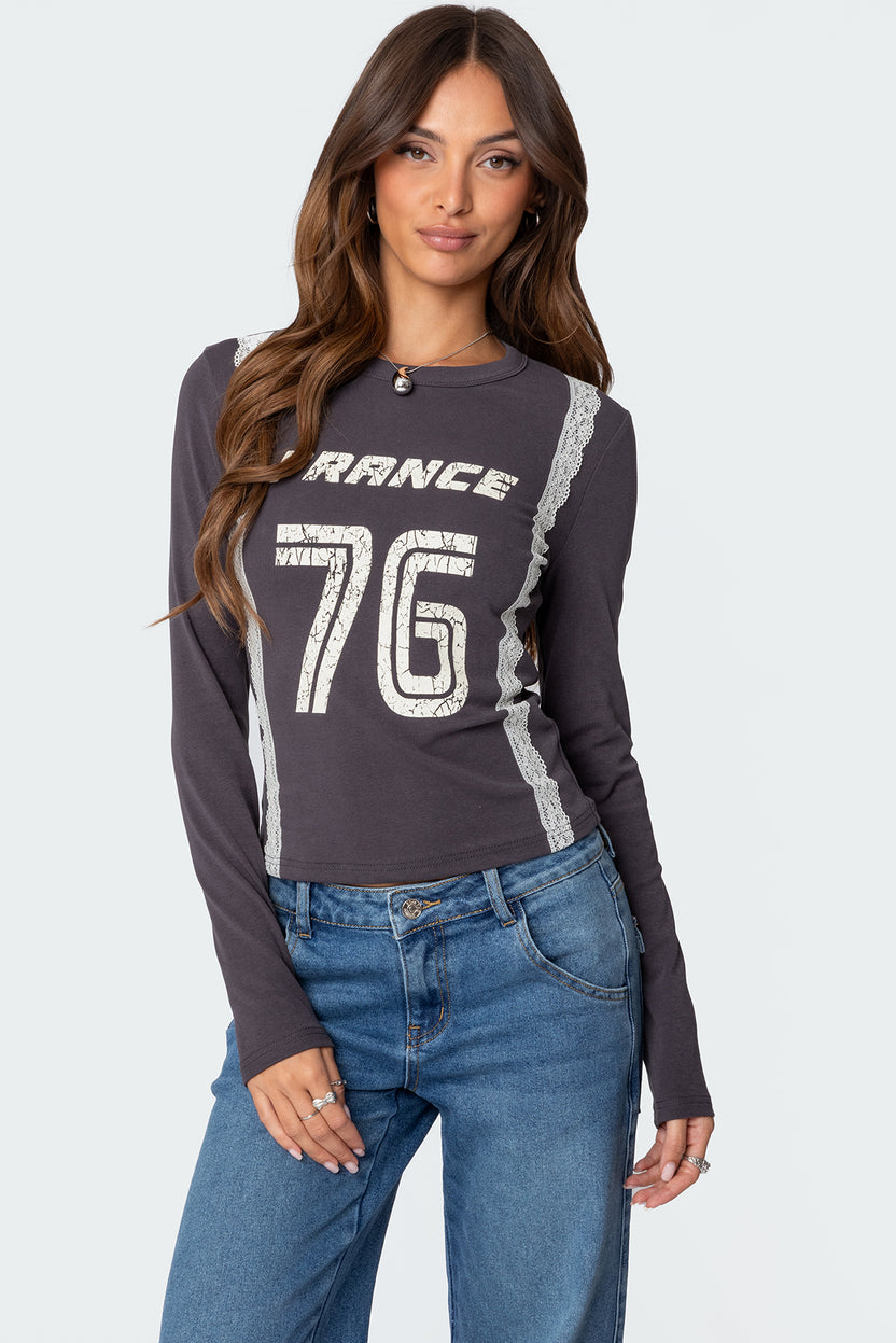 Frenchy Long Sleeve T Shirt – edikted