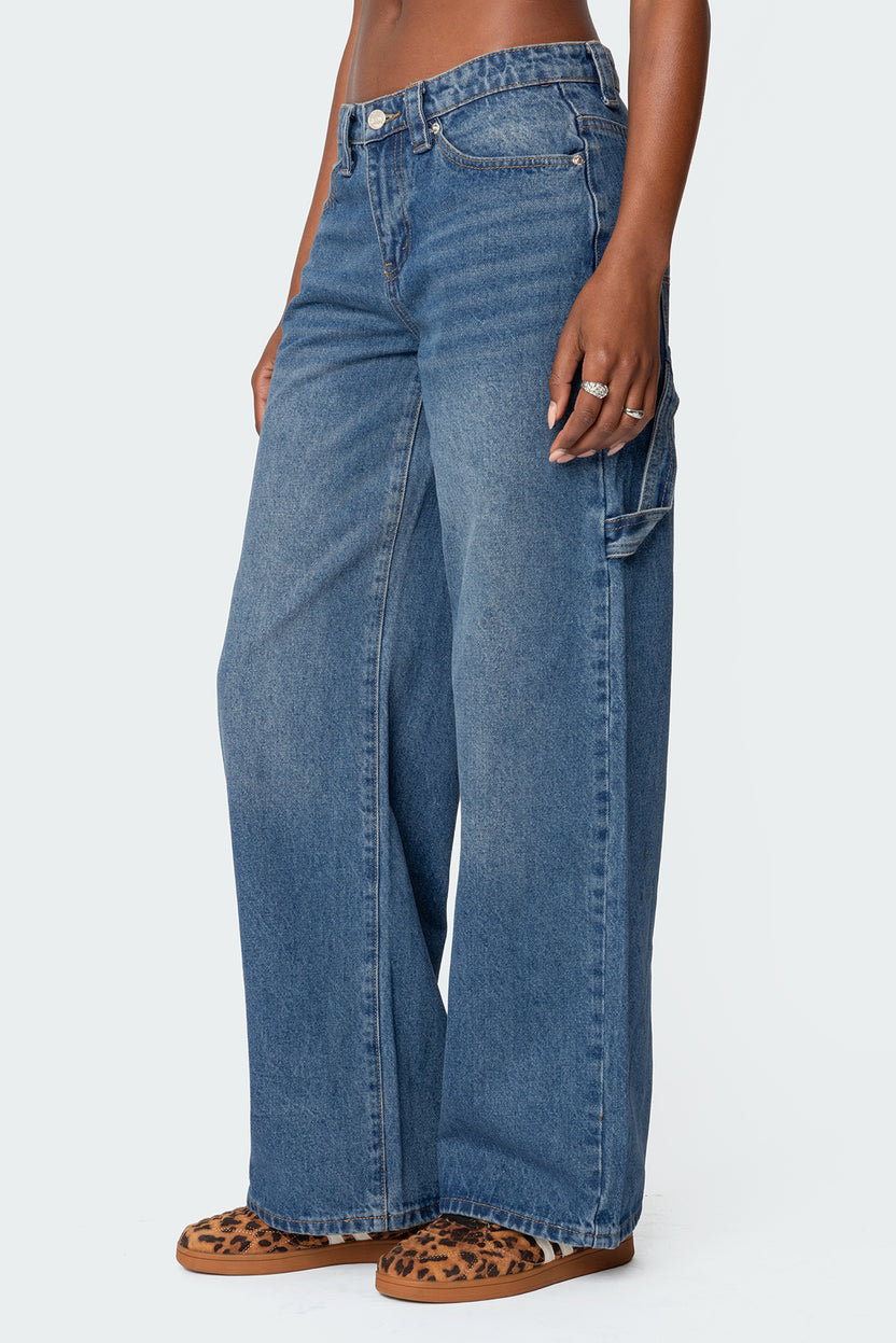 Carpenter Low Rise Jeans – edikted
