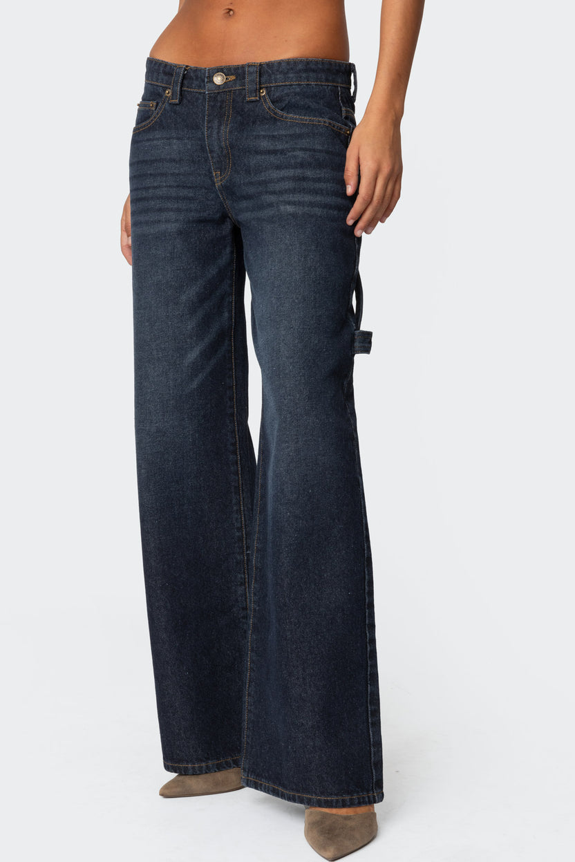 Carpenter Low Rise Baggy Jeans – edikted