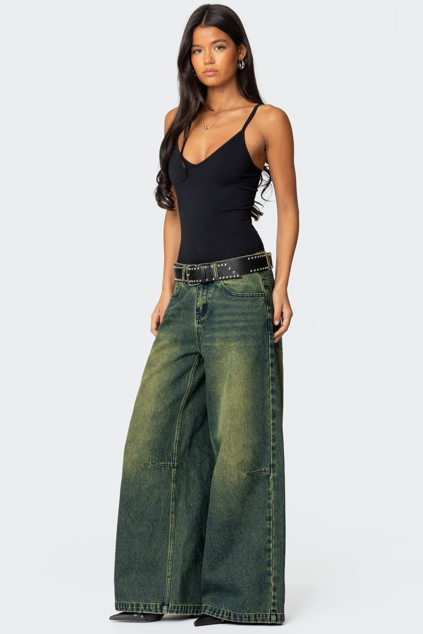 Teaghan V Neck Fitted Bodysuit – edikted