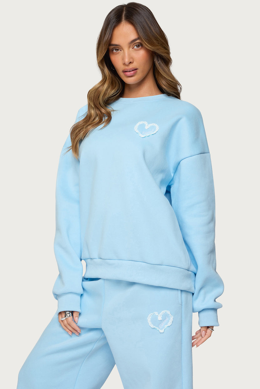 Love Edikted Oversized Sweatshirt – edikted
