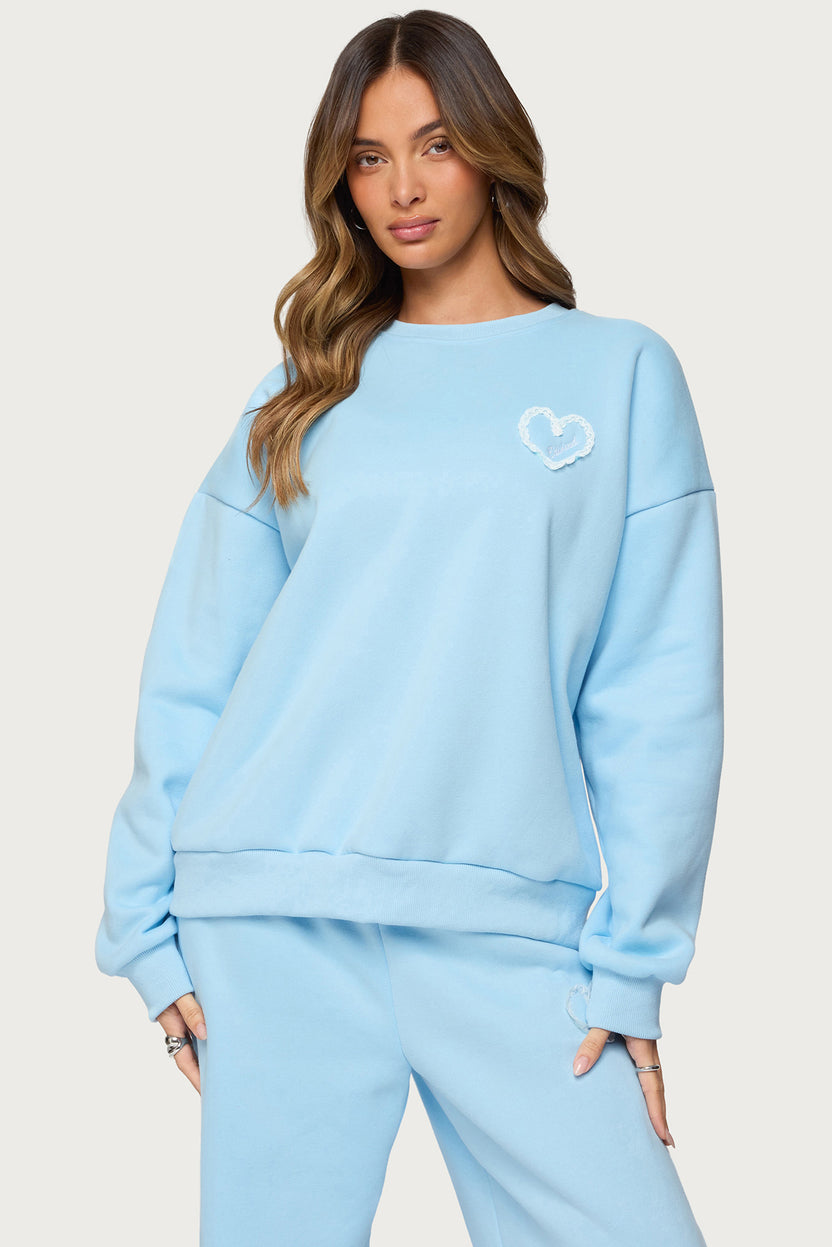 Love Edikted Oversized Sweatshirt – edikted
