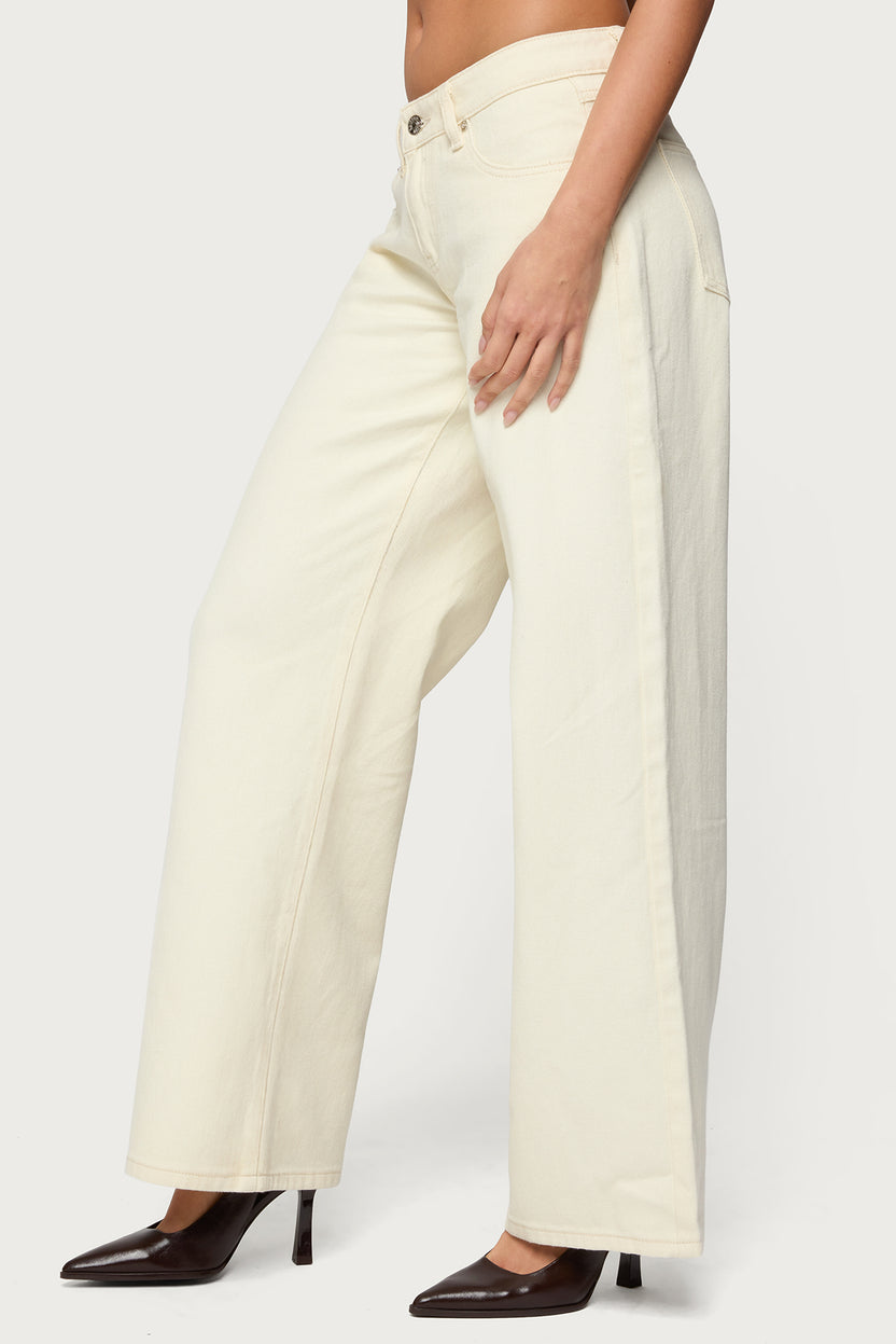 Roman Low Rise Baggy Jeans – edikted