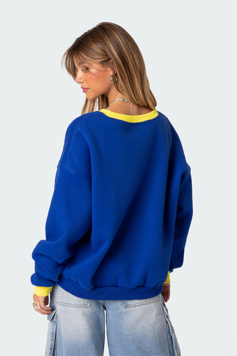 Italy Oversized Sweatshirt – edikted