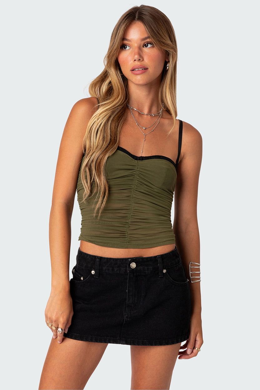Moira Mesh Bra Top – edikted