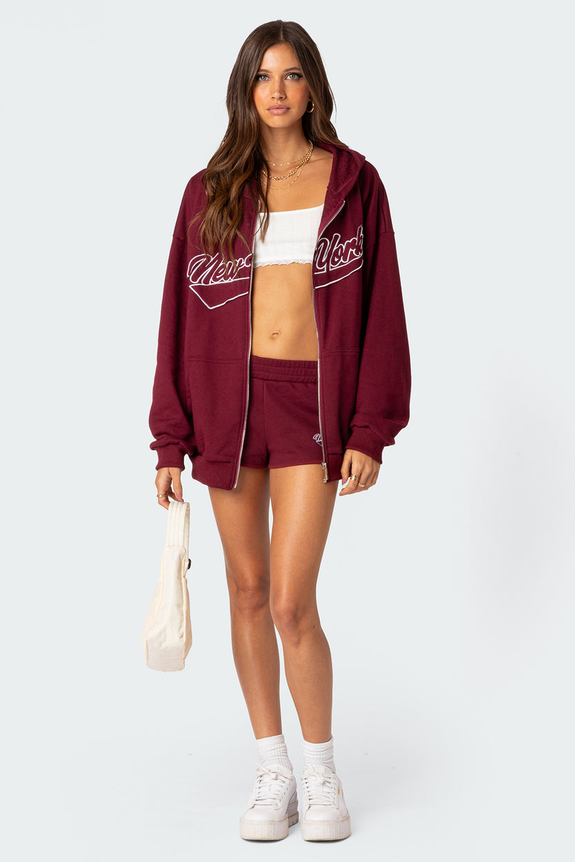 New York Oversized Hoodie – edikted
