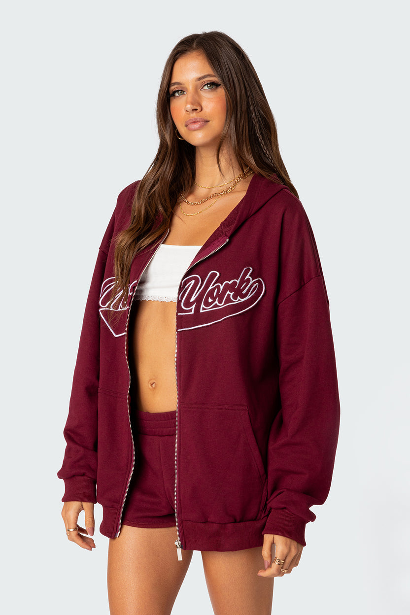 New York Oversized Hoodie – edikted