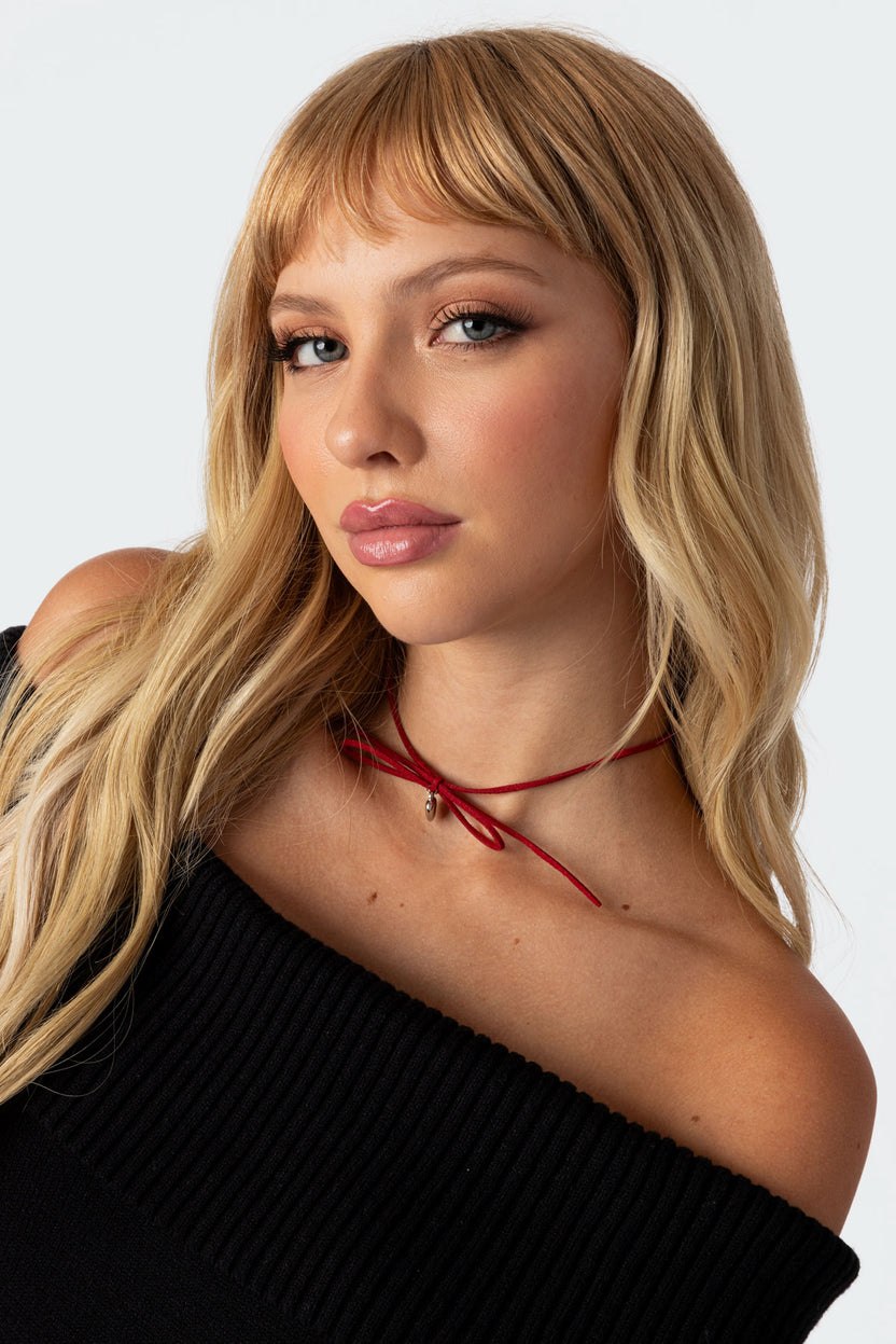 Wednesday Bow Necklace – edikted