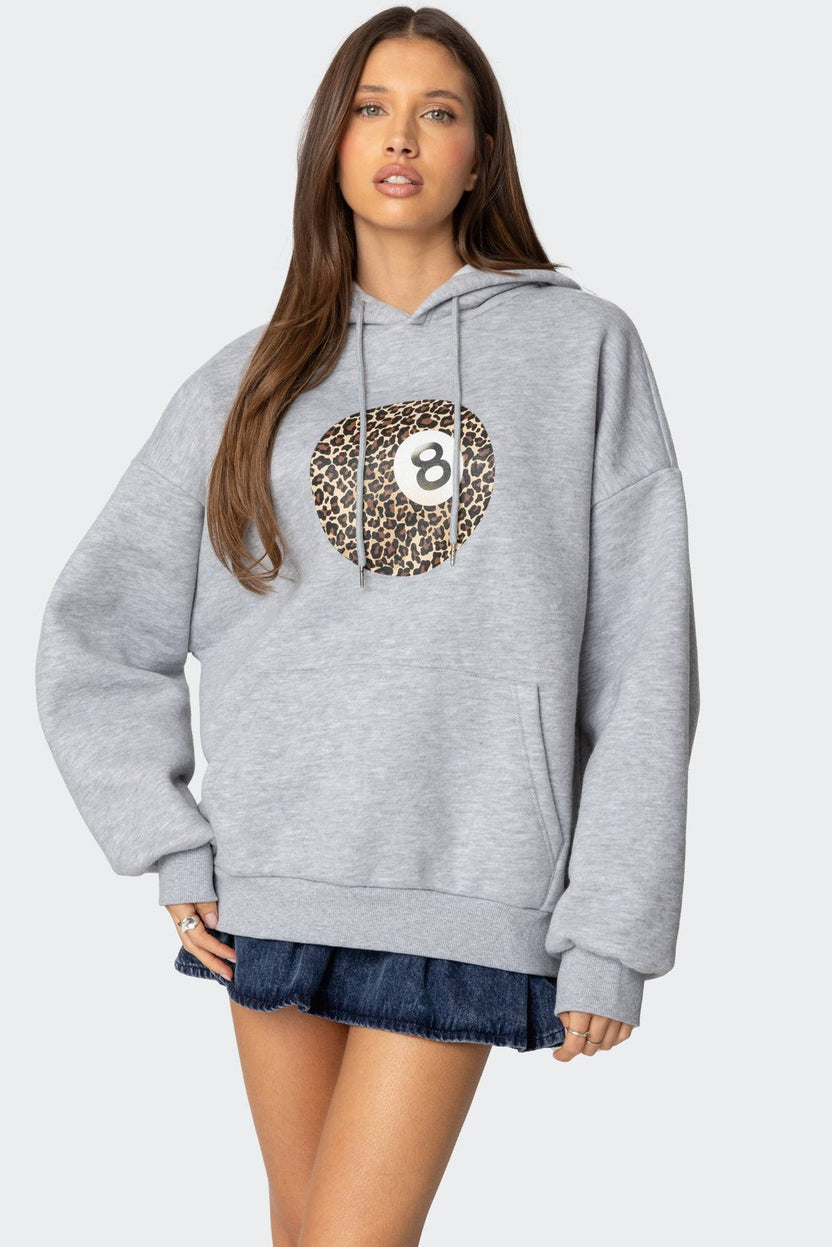 Leopard 8 Oversized Hoodie – edikted