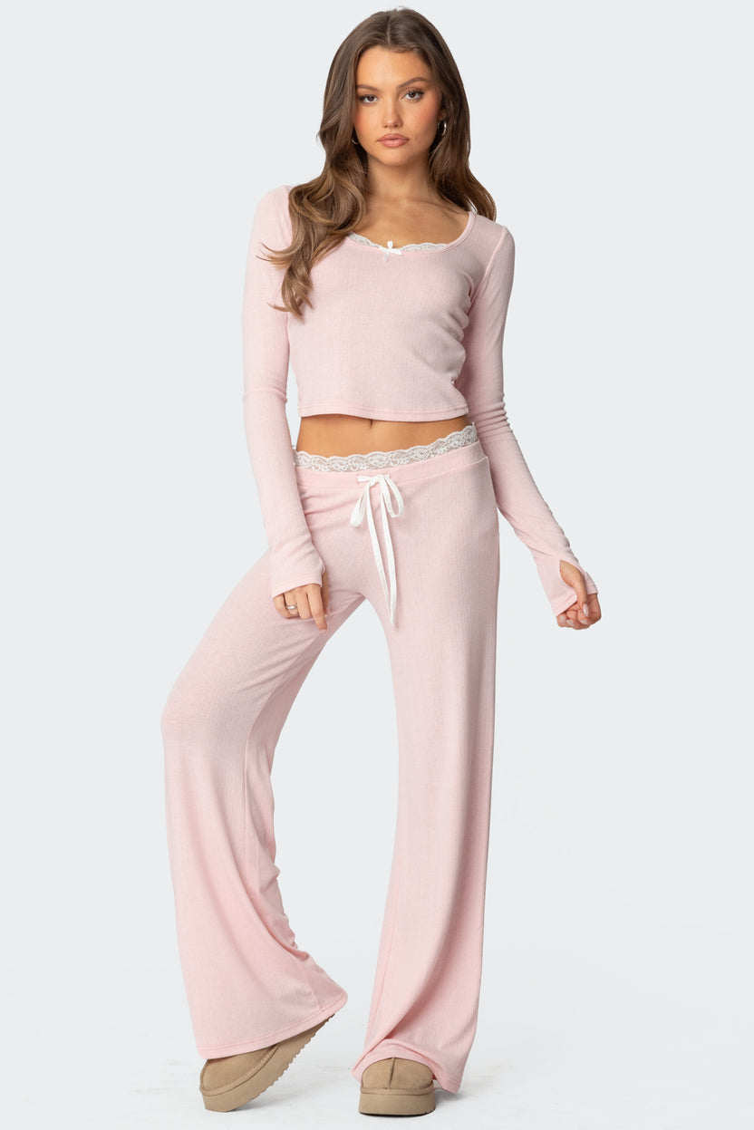 Peekaboo Lace Pants – edikted