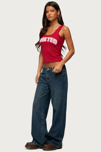 Raelynn Washed Low Rise Baggy Jeans – edikted