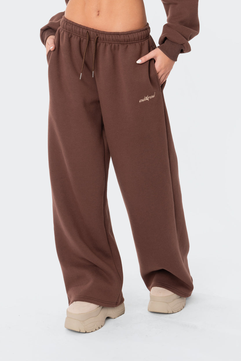 Brenna Low Rise Wide Sweatpants – edikted
