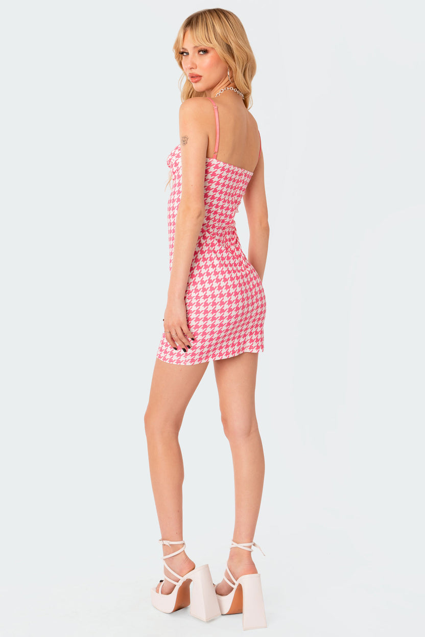 Pepita Mini Dress – edikted