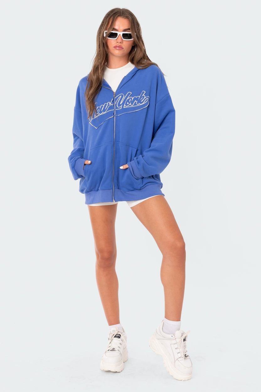 New York Oversized Hoodie – edikted