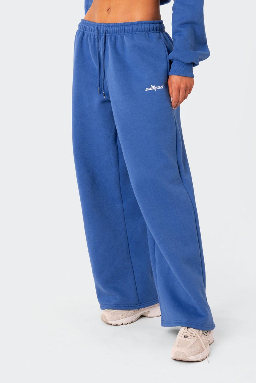 Brenna Low Rise Wide Sweatpants – edikted